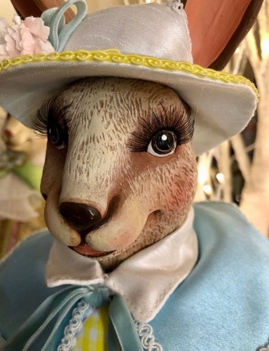 Katherines Collection Jeweled Victorian Girl Easter Bunny 35” NEW | eBay