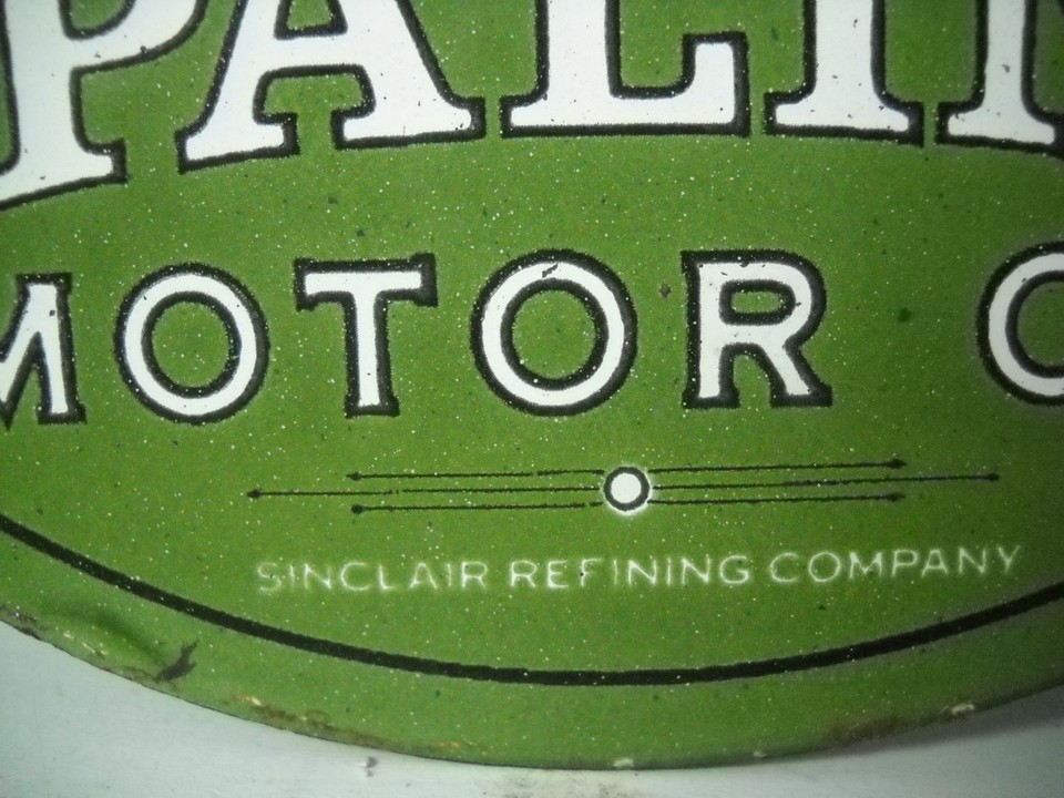 SINCLAIR Opaline motor oil porcelain pressed steel sign | eBay