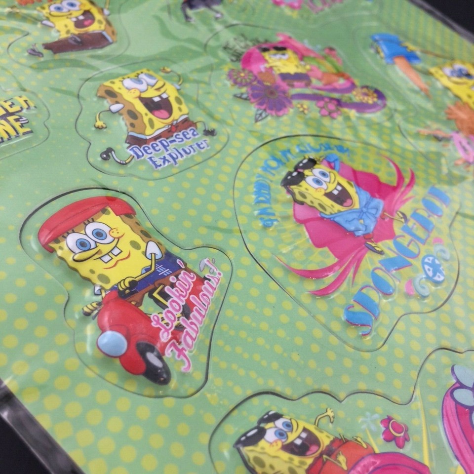 15 Packages Spongebob Squarepants Nickelodeon Raised 3D Sticker Sheets ...