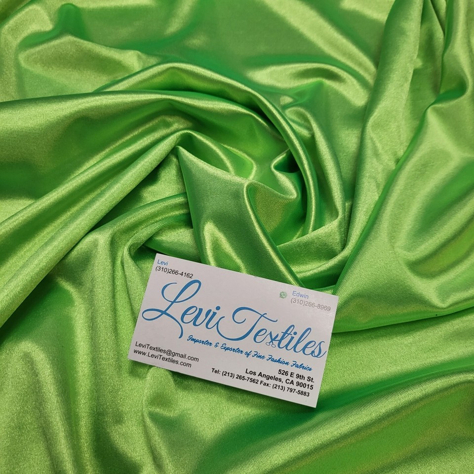 Casino 4 Way Stretch Shiny Satin Spandex Fabric - 58/60" Wide - Sold By ...