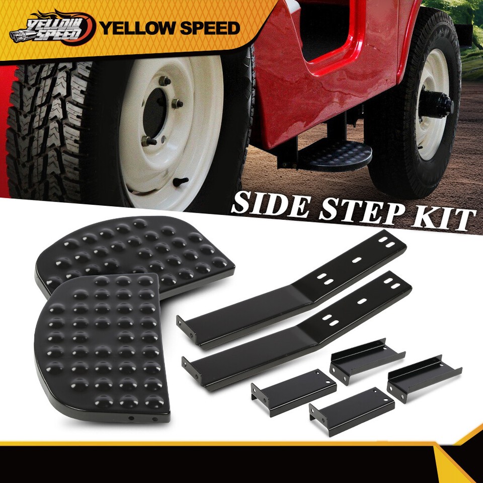 Side Step Kit New Production Fits For Willys CJ2A CJ3A CJ3B M38 CJ5 ...