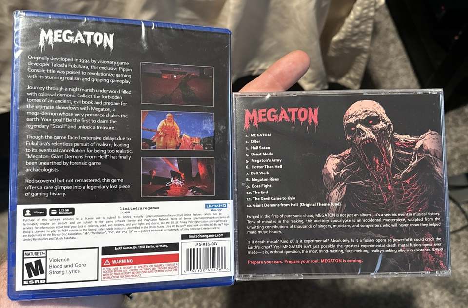 Megaton Game + CD Soundtrack /60 - Playstation 5 PS5 - *NEW/SEALED ...