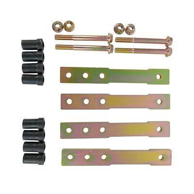 Adjustable 1" to 4" Rear Leaf Spring Shackle Lift Kit For 60-76 Dodge ...