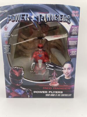 Power Rangers Power Flyers Red Ranger Figure Helicopter USB Blue Sky ...
