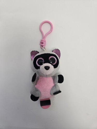 TY Beanie Boo Key Clip “Rocco” the Racoon - No Tags *Small* (3 inch) | eBay