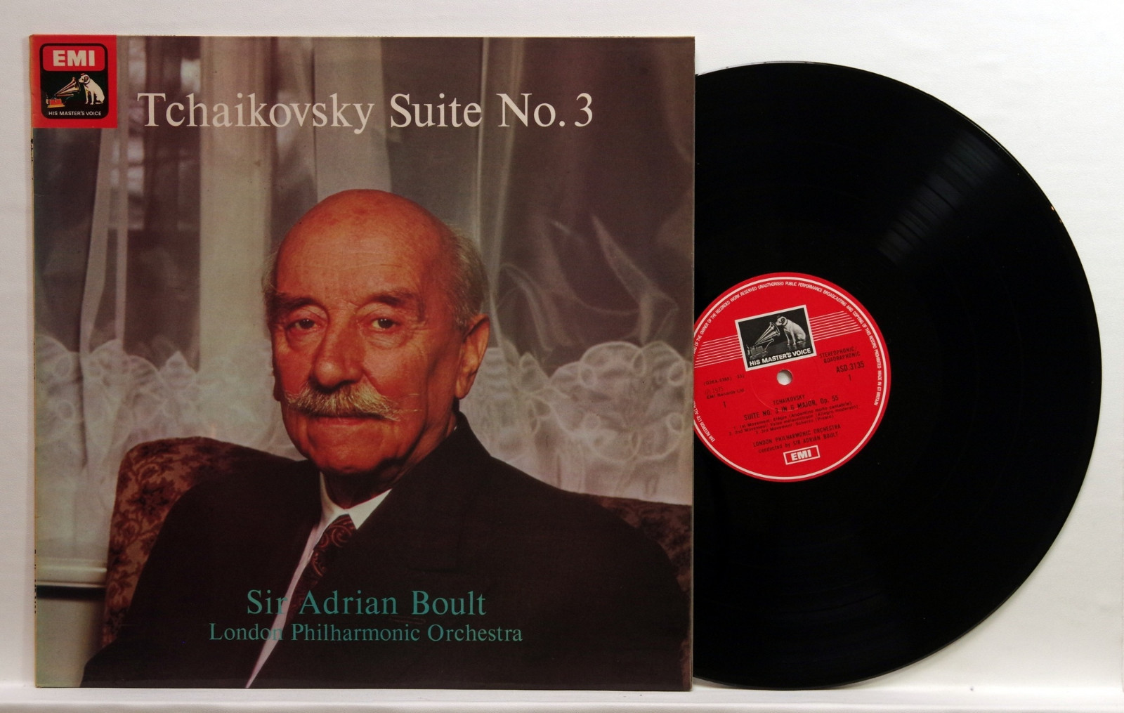 ASD 3135 - SIR ADRIAN BOULT - TCHAIKOVSKY suite no.3 EMI quadraphonic ...
