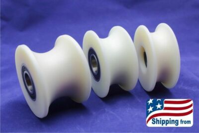 2.4 Inch Nylon Pulley Wheel Various Groove Sizes to Choose 1/2 inch ...