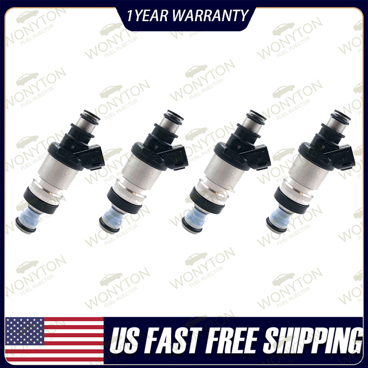 4Pcs Fuel Injectors For Honda Acura 1997-2002 1.6L 2.3L I4 D16Y8 | eBay
