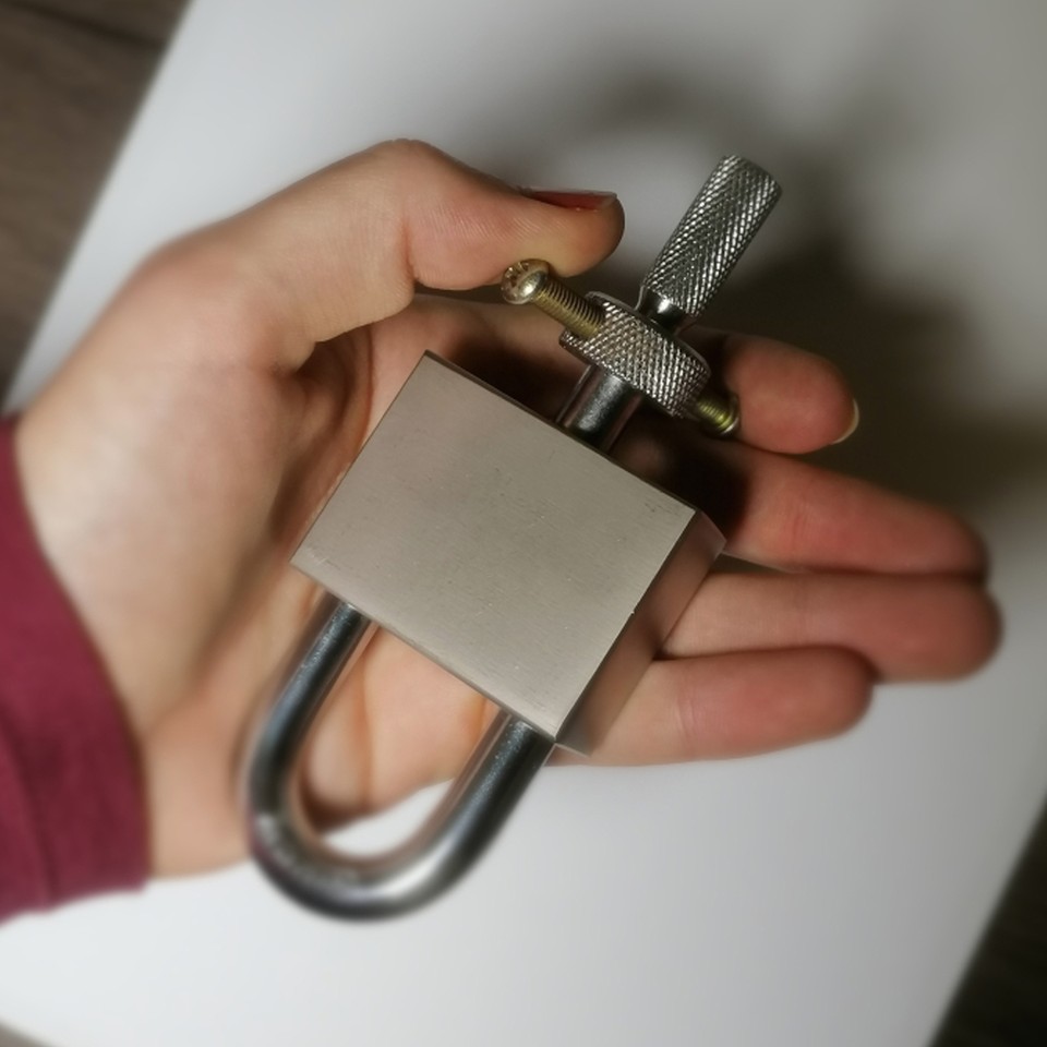 2pcs Unlocking Padlocks Creative Corrosion-resistance Unlocking Padlock ...