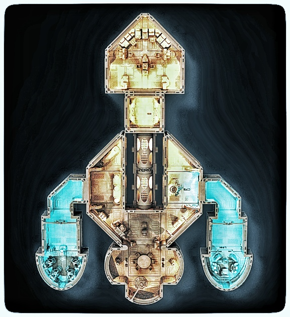 28mm Scale Modular Sci-Fi Spaceship Terrain – 3D Printed Tabletop ...