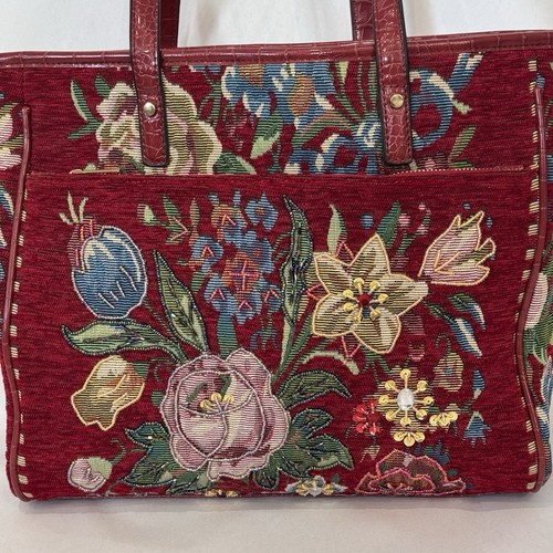 Mellow World “Flower Shop” Hand-Beaded Tote Bag – Floral Boho Statement Purse | eBay