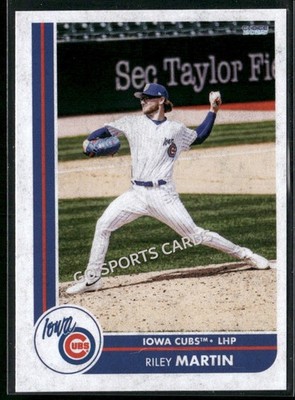 2025 Iowa Cubs Riley Martin RC Rookie Chicago Minor League | eBay