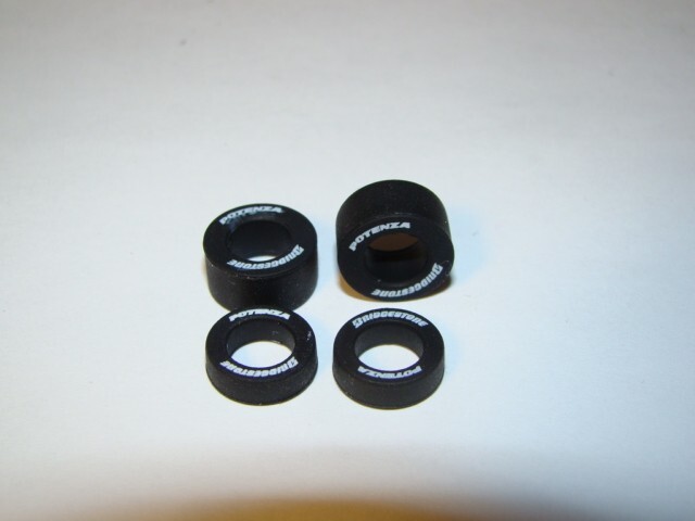New Set AFX BRIDGESTONE POTENZA TIRES: Tomy, Tyco, LIfelike, JAG, Mega ...
