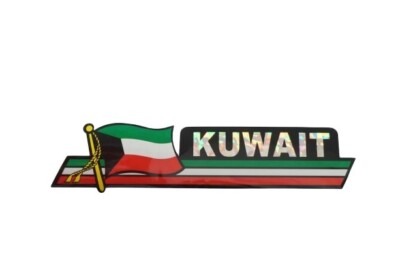 Kuwait Bumper Sticker / Flag Sticker / "3 x 11 3/4" Bumper Sticker | eBay