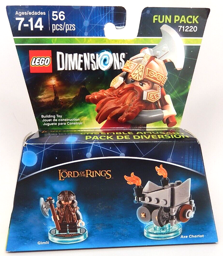 Lego 71220 Gimli & Axe Chariot The Lord of the Rings Dimensions Fun ...