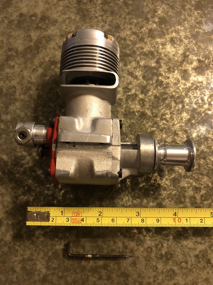 Unidentified McCoy 60? Control Line Model Airplane Engine Piston Moves ...