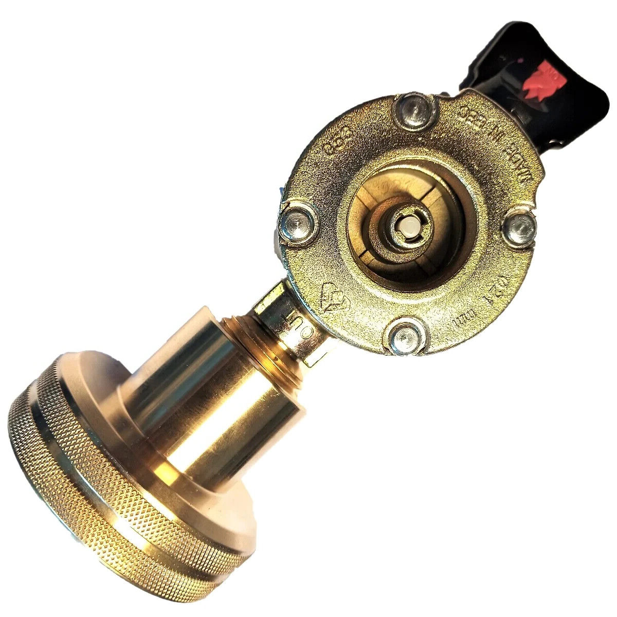 gas lpg gpl cylinder Bottle refill 21mm clip on type + dish brass ...