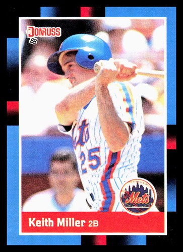 1988 Donruss 562 Keith Miller New York Mets Baseball Card | eBay