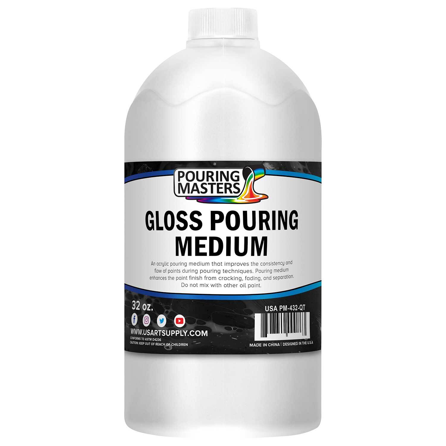 U.S. Art Supply Gloss Pouring Effects Medium - 32-Ounce / Quart | eBay