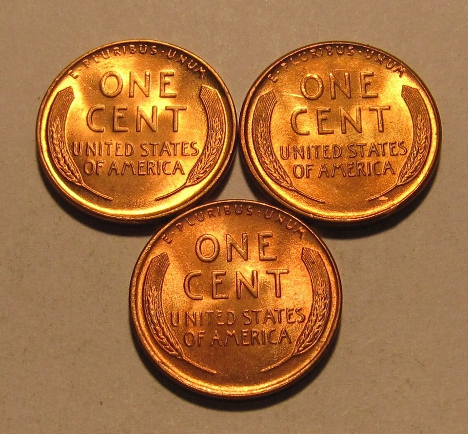 1945 1945 D 1945 S Lincoln Cent Penny - BU Condition - 64SU | eBay