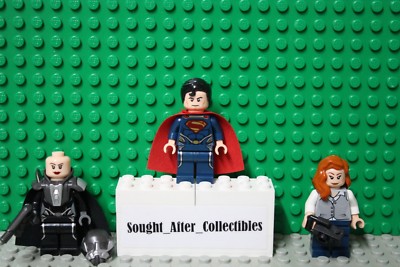 Lego DC Superman Lois Lane Faora El authentic minifigures 76003 ULTRA ...