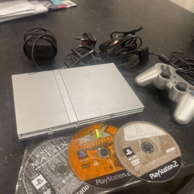 Sony PlayStation 2 Slim Silver Console 711719709305 | eBay