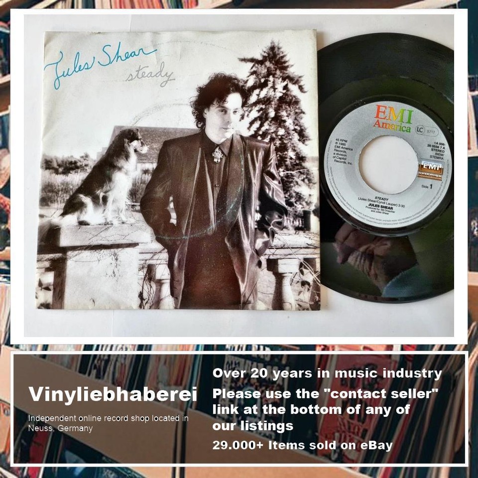 Jules Shear - Steady 7'' Vinyl Holland | eBay