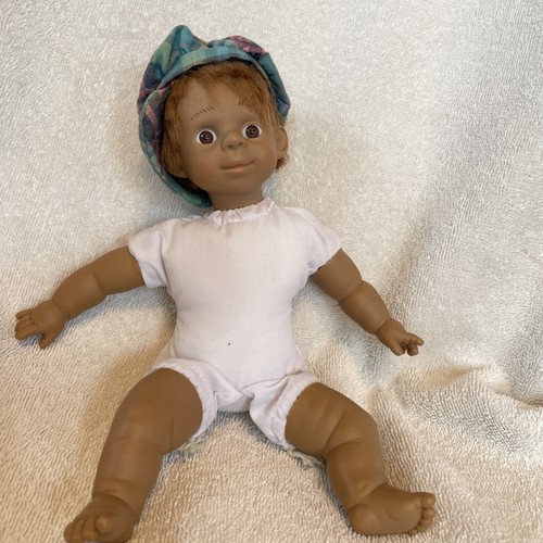 Vintage Simba Child Doll~10”~Red Head~Expressive Happy Face~w/Original ...