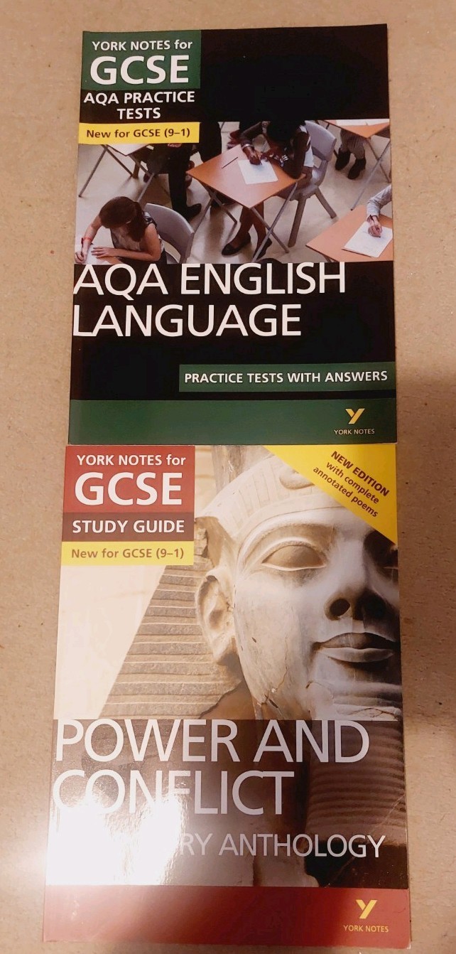 YorkNotes AQA GCSE English Language Revision & Test + Power & Conflict ...