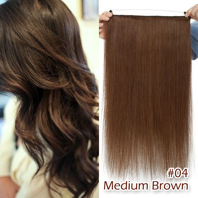 Real Invisible Wire In Human Hair Extension Secret Hidden Extensions ...