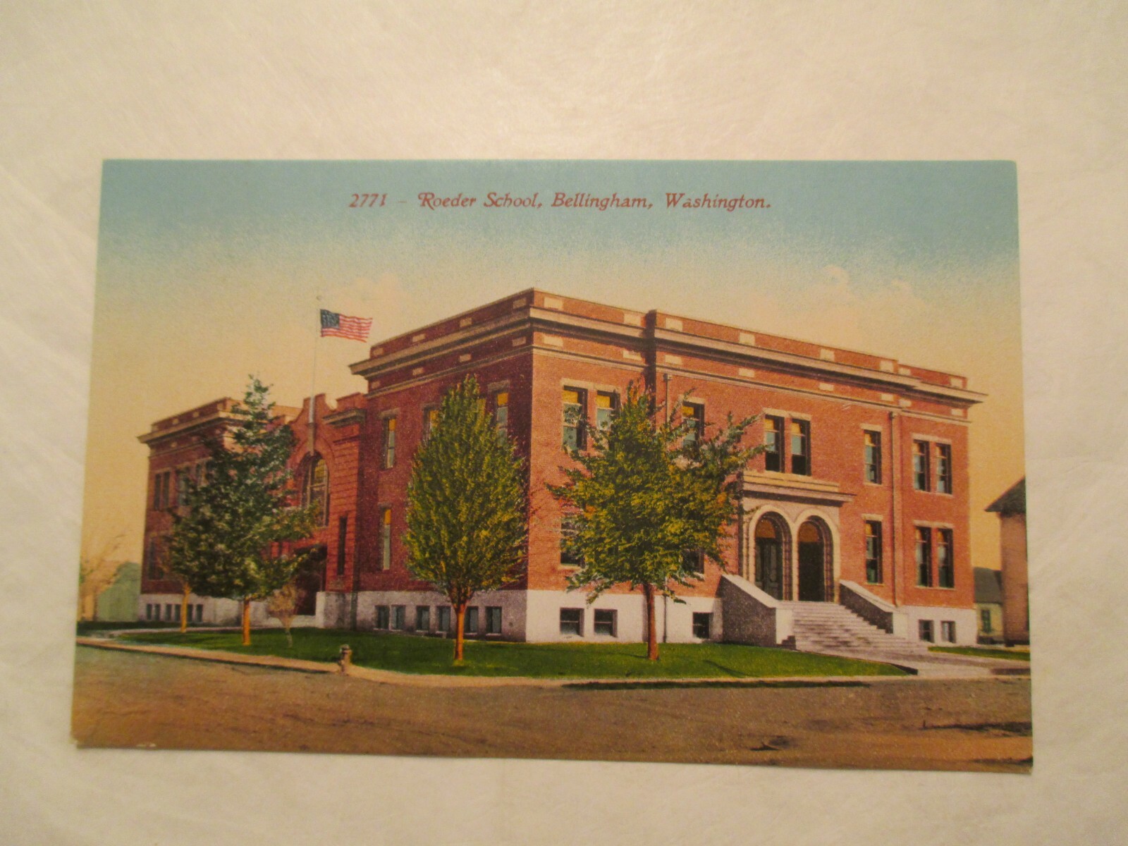 Washington Postcard Roeder School Bellingham WA WN | eBay