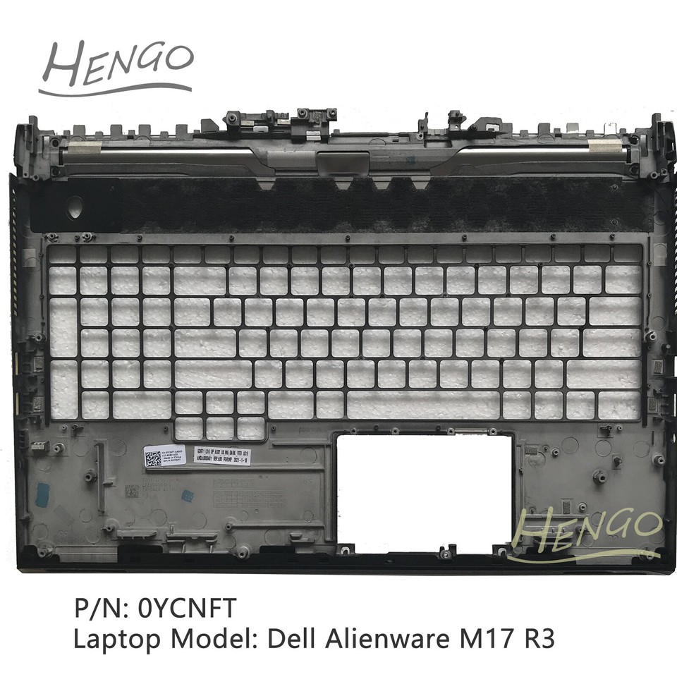New 0YCNFT YCNFT for Dell Alienware M17 R3 Palmrest KB bezel Upper Case ...
