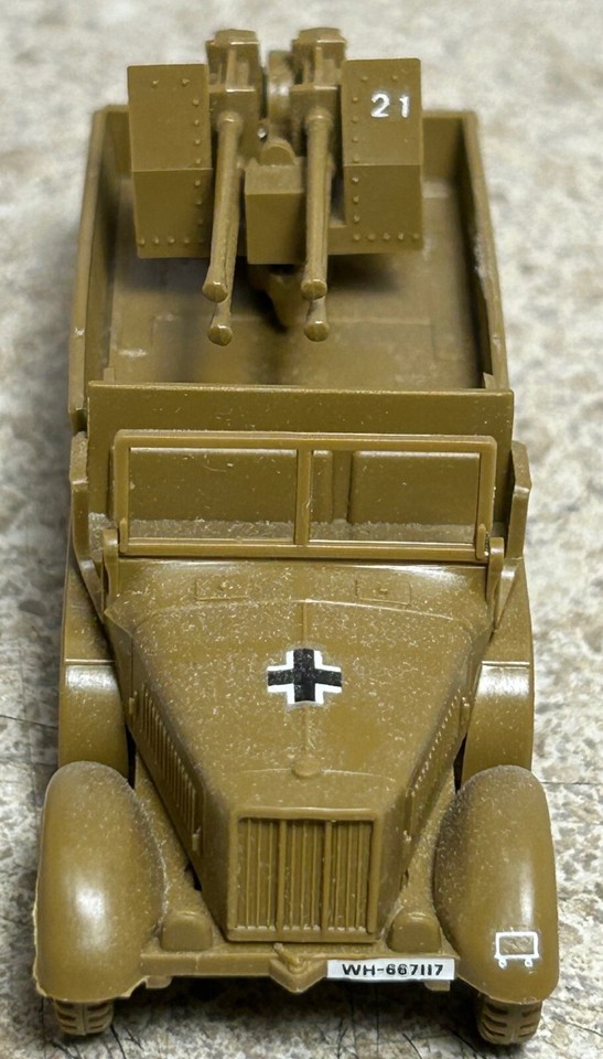 Decaled German 8-ton AA Halftrack by Roco/MiniTanks (#228) (TS 13-6969 ...