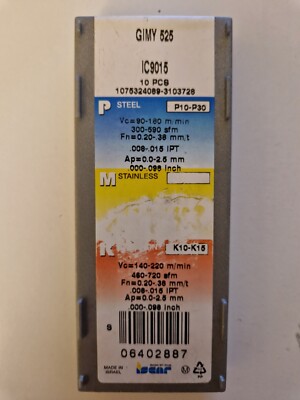 10 x GIMY 525 ic9015 ISCAR | eBay