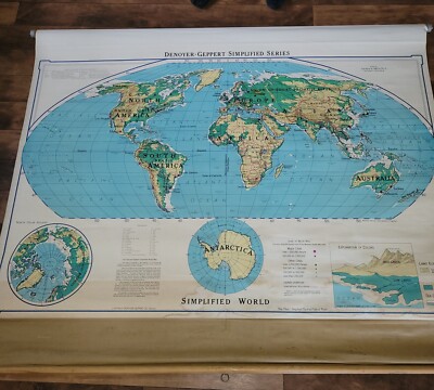 1900-Now - 1923 Denoyer Geppert Classroom Wall Maps