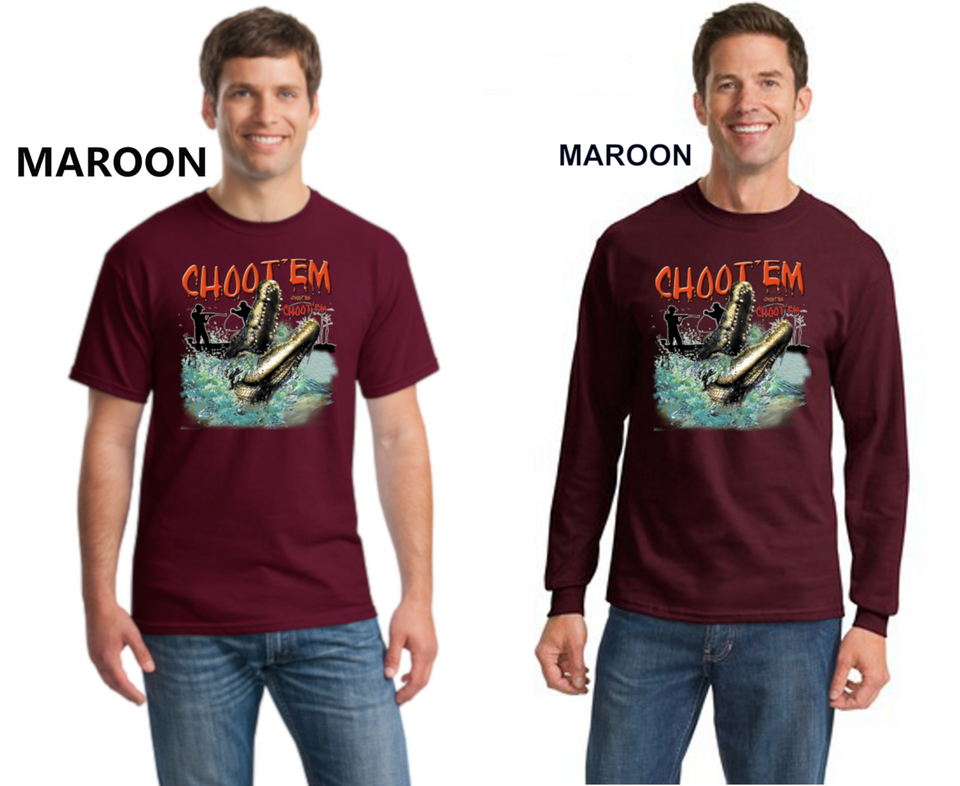 Swamp People Alligator Hunting History Choot Em Troy Men's T-Shirt | eBay