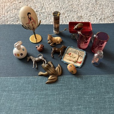 Collection of Miniature Vintage Or Antique Collectibles Mixed Lot | eBay