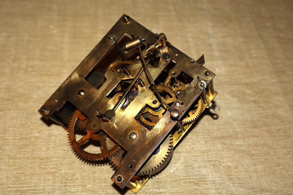 Antique German Wall Clock Movement | eBay