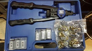Astro Pneumatic Nut/ Thread Hand Riveting Tool Kit with Case, Rivet Nut ...