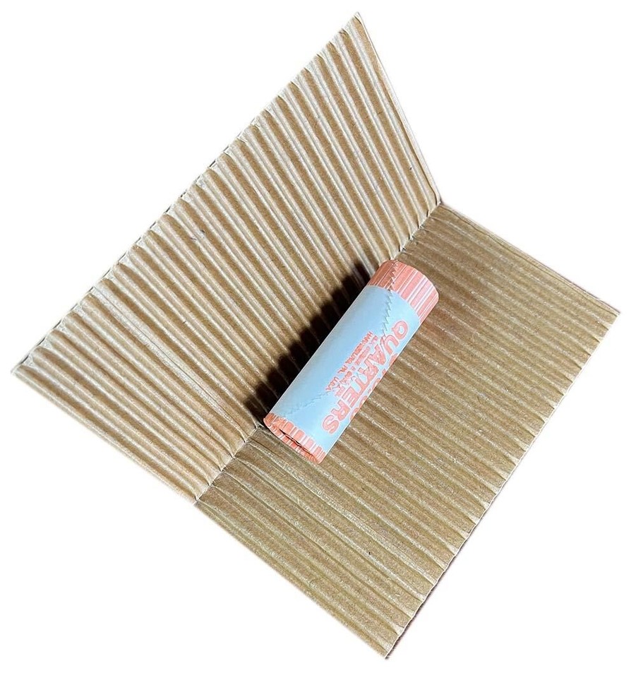 50 Adhesive Corrugated Cardboard Safety Mailers Coin Slabs / 2x2 Flips ...