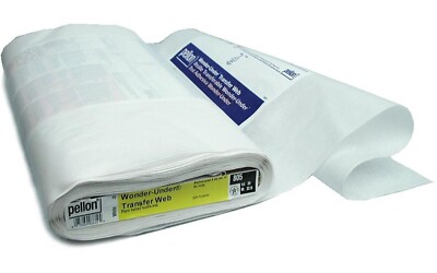 Pellon ~ 805 ~ Wonder-Under ~ Fusible Web ~ Paper Backing~ per 5 yards ...