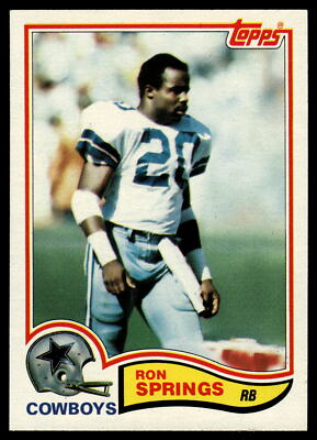 1982 Topps Ron Springs #325 Dallas Cowboys Football Card | eBay