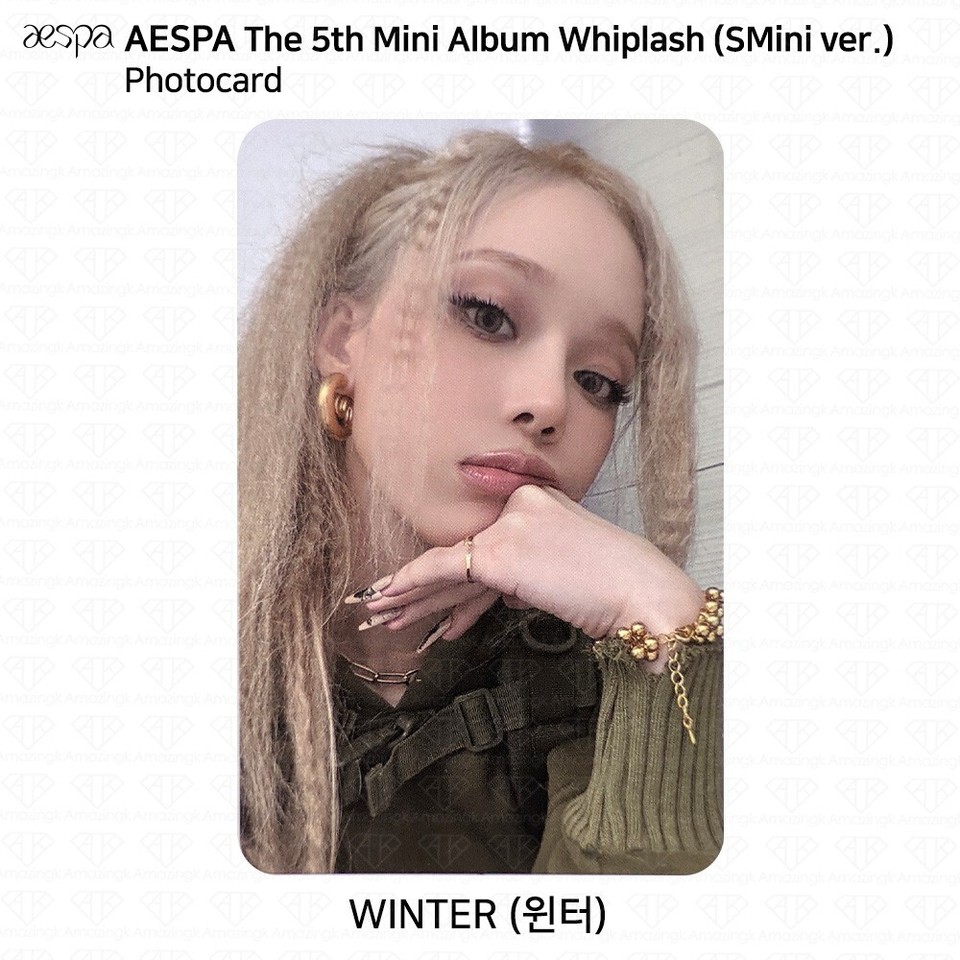 Aespa 5th Mini Album Whiplash Official Photocard Beat Speed Smini ...