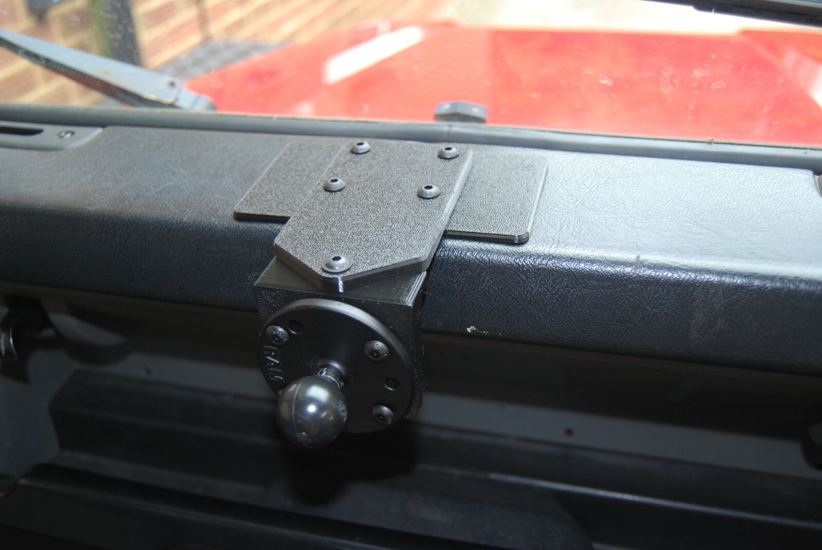 Land Rover Defender Phone Holder RAM AMPS Brodit compatible 200 tdi 300 ...