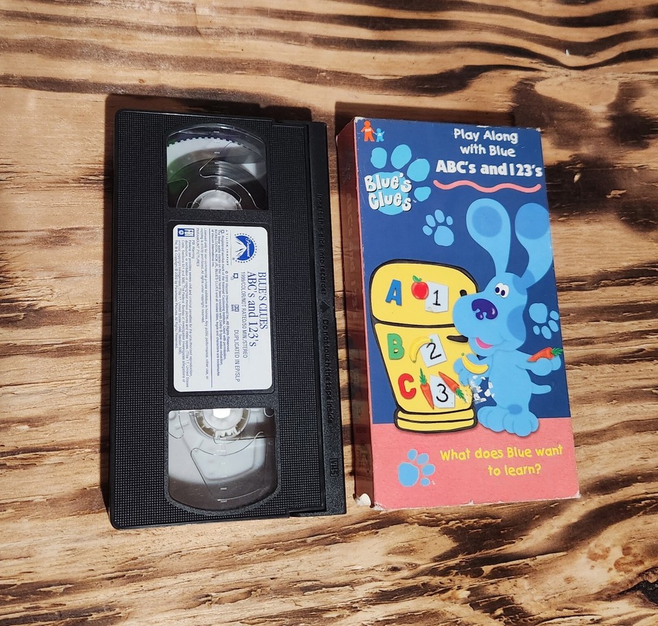 Blues Clues - ABCs and 123s (VHS, 1999) 97368357433| eBay
