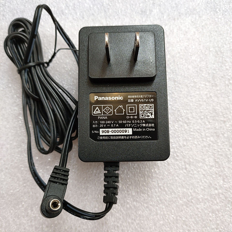 14W Panasonic AC Adapter AVV61V-U9 20V 0.7A Charger Power Supply Black ...