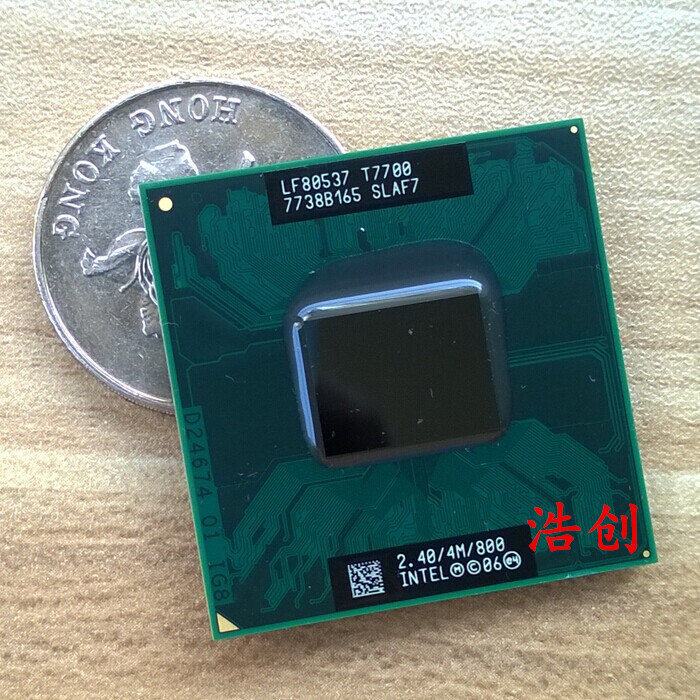 Intel Core 2 Duo T7700 SLAF7 SLA43 800MHZ 2.4/GHz 4MB Dual-Core CPU ...