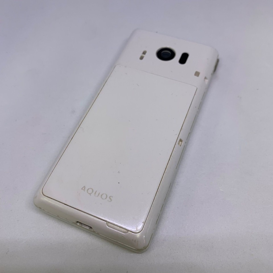 SHARP SH-06G Docomo AQUOS Android Mobile Feature Flip Phone White ...