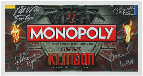 Star Trek Klingon Signed 18x10 Poster Hertzler O'Reilly Marsh Walsh ...