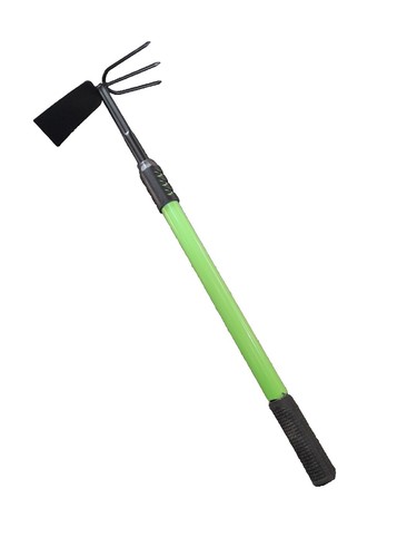 Garden Mini Hoe Rake weeding seeding Digging Plastic Handle 54cm Long ...